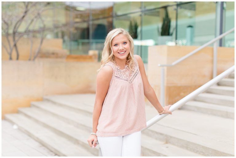 Taylor | Fort Wayne Downtown Senior Session | Natalie Kunkel Photography